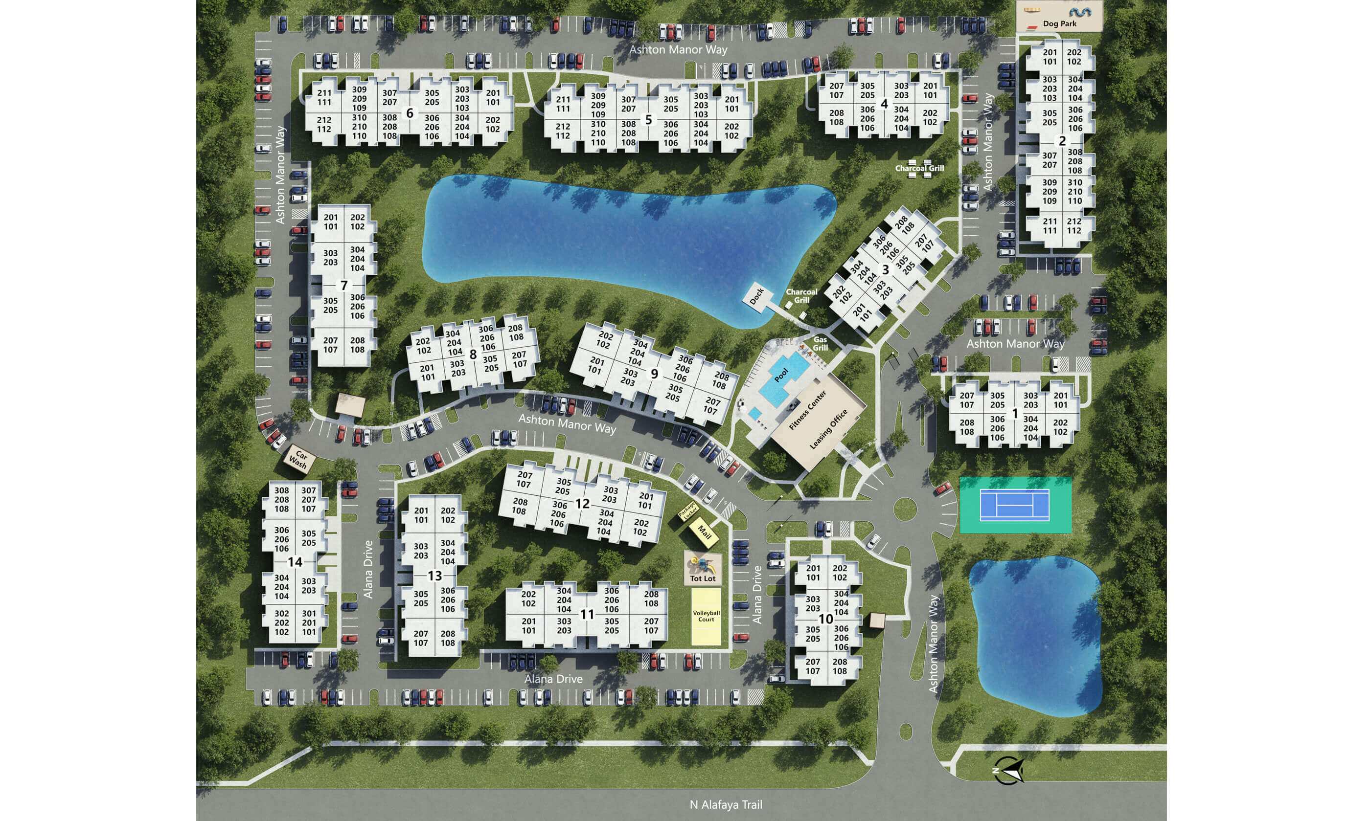 Waterford Lakes Orlando Map